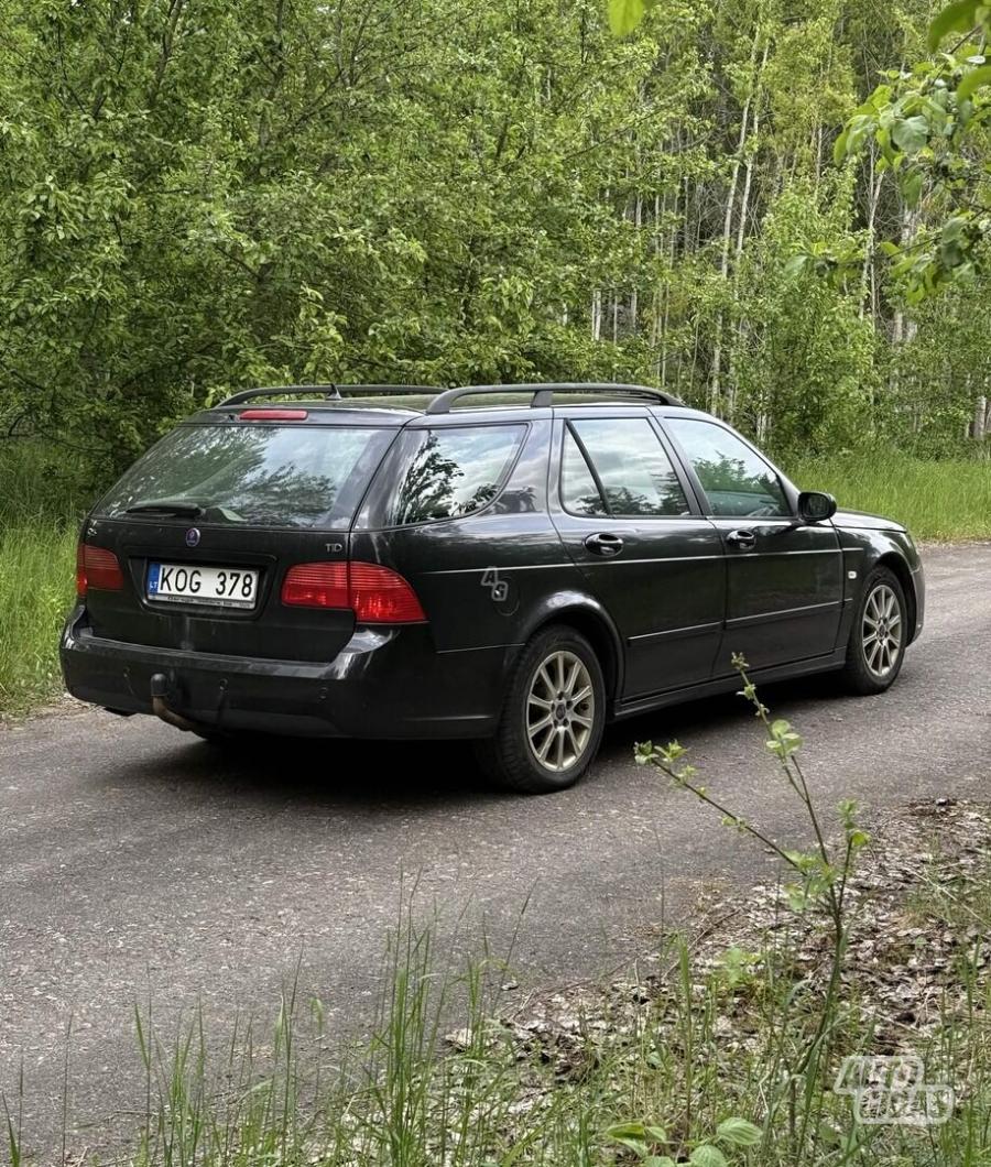 Black Saab 9-5 2007 in Vievis, with an engine capacity of 1.90 L and mileage of 420 thousand km for 630 €, photo 6 on AUTOMOTO.COM.LV