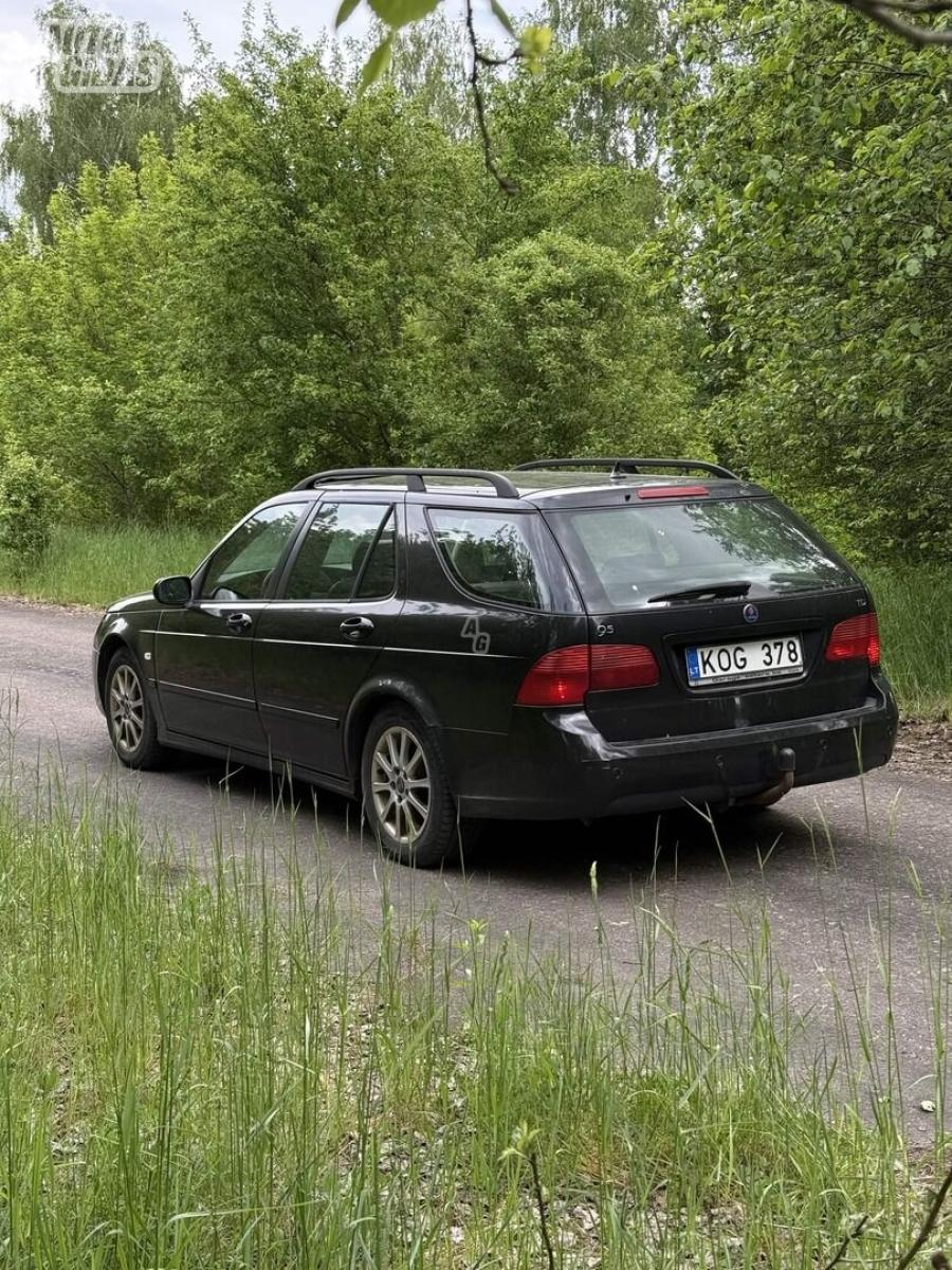 Black Saab 9-5 2007 in Vievis, with an engine capacity of 1.90 L and mileage of 420 thousand km for 630 €, photo 8 on AUTOMOTO.COM.LV