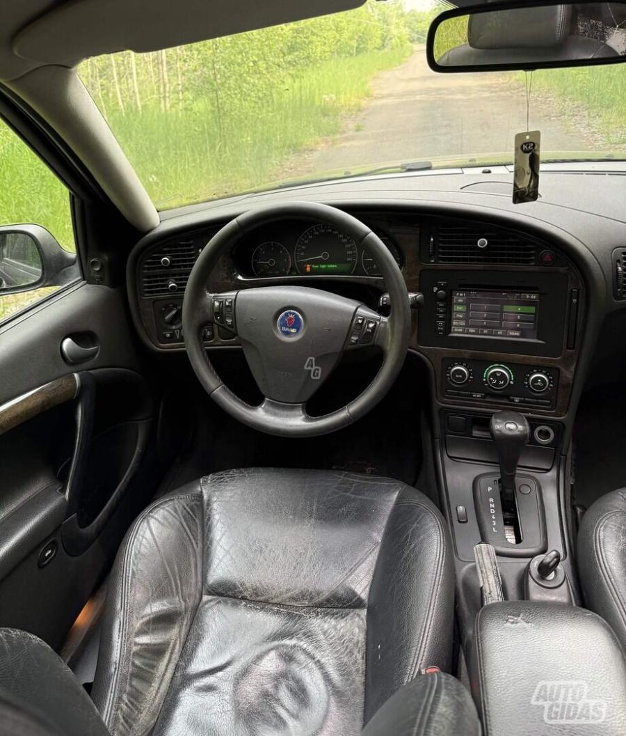 Black Saab 9-5 2007 in Vievis, with an engine capacity of 1.90 L and mileage of 420 thousand km for 630 €, photo 11 on AUTOMOTO.COM.LV
