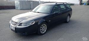 Black Saab 9-5 2008 in Kaunas, with an engine capacity of 1.90 L and mileage of 390 thousand km for 1450 €, photo 3 on AUTOMOTO.COM.LV