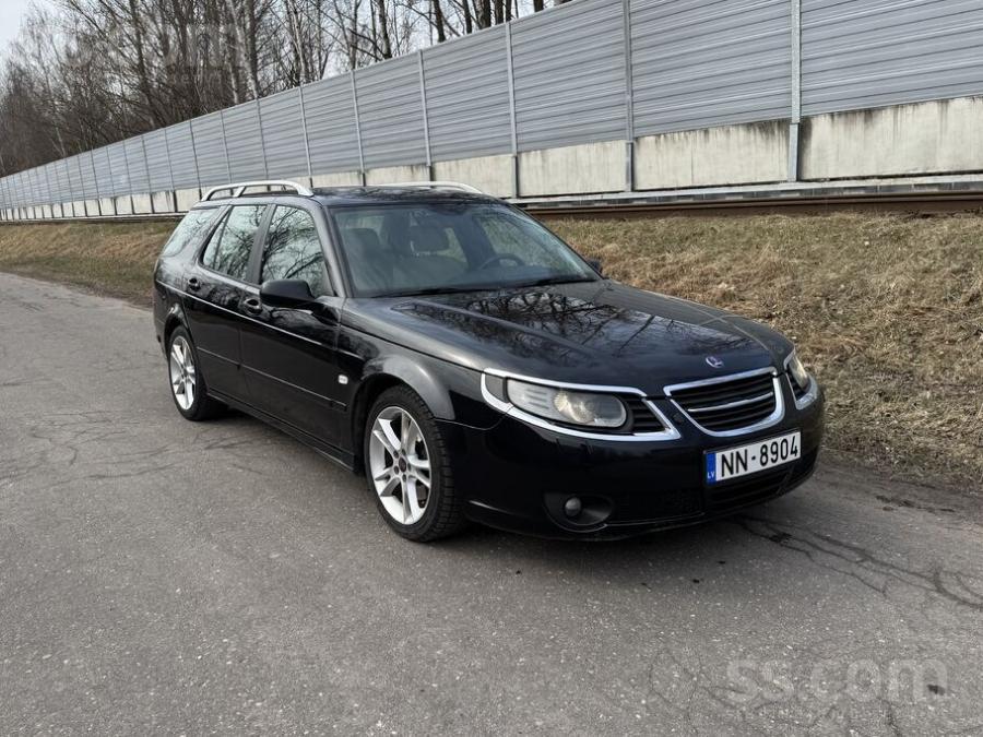 Melns Saab 9-5 2008 Rīga, ar dzinēja tilpumu 2.30 L un nobraukumu 386 tūkst. km par 2800 €, foto 1 vietnē AUTOMOTO.COM.LV