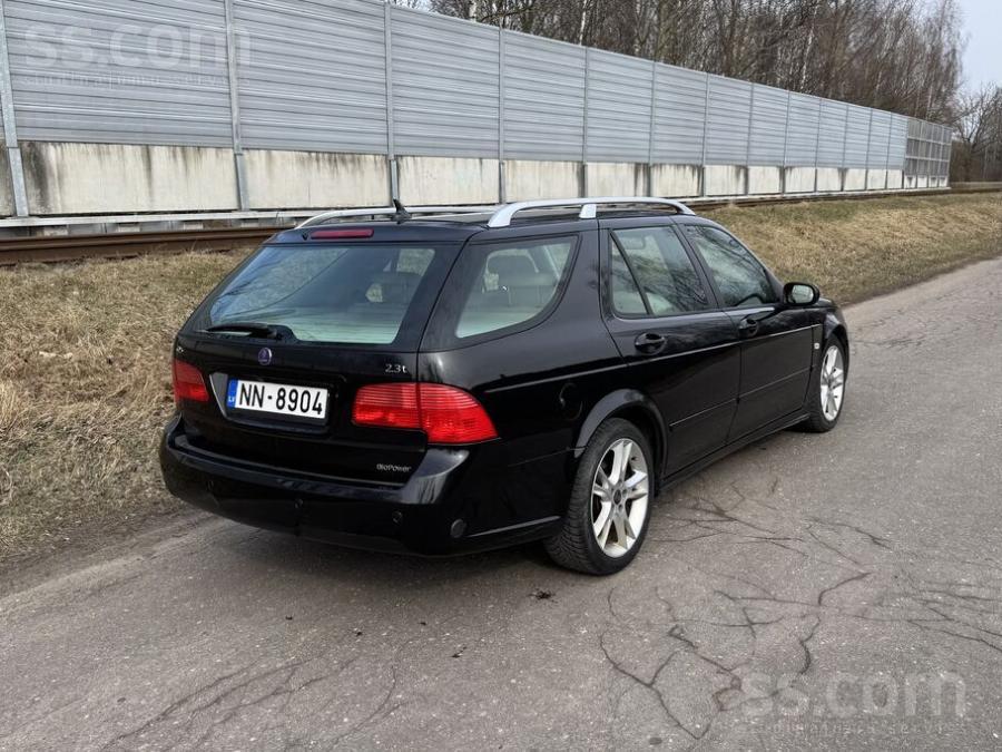 Melns Saab 9-5 2008 Rīga, ar dzinēja tilpumu 2.30 L un nobraukumu 386 tūkst. km par 2800 €, foto 4 vietnē AUTOMOTO.COM.LV
