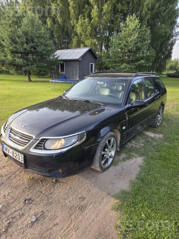 Melns Saab 9-5 2008 Tukums, ar dzinēja tilpumu 1.90 L un nobraukumu 310 tūkst. km par 700 €, foto 1 vietnē AUTOMOTO.COM.LV