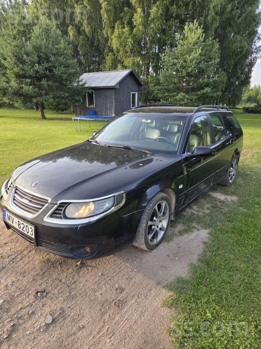 Melns Saab 9-5 2008 Tukums, ar dzinēja tilpumu 1.90 L un nobraukumu 310 tūkst. km par 700 €, foto 1 vietnē AUTOMOTO.COM.LV