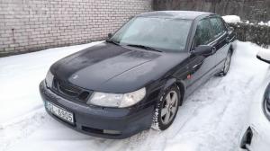 Blue Saab 9-5 1998 in Riga, with an engine capacity of 2.30 L and mileage of 360 thousand km for 1600 €, photo  on AUTOMOTO.COM.LV