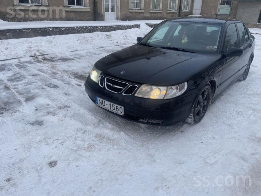 Blue Saab 9-5 2002 in Madona, with an engine capacity of 2.30 L and mileage of 215 thousand km for 950 €, photo 1 on AUTOMOTO.COM.LV