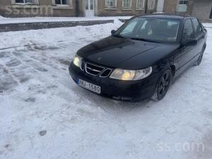 Синий Сааб 9-5 2002 в Мадона, объемом двигателя 2.30 л и пробегом 215 тыс. км за 950 €, фото  на AUTOMOTO.COM.LV