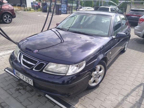 Blue Saab 9-5 2003 in Riga, with an engine capacity of 2.20 L and mileage of 246 thousand km for 1300 €, photo 2 on AUTOMOTO.COM.LV