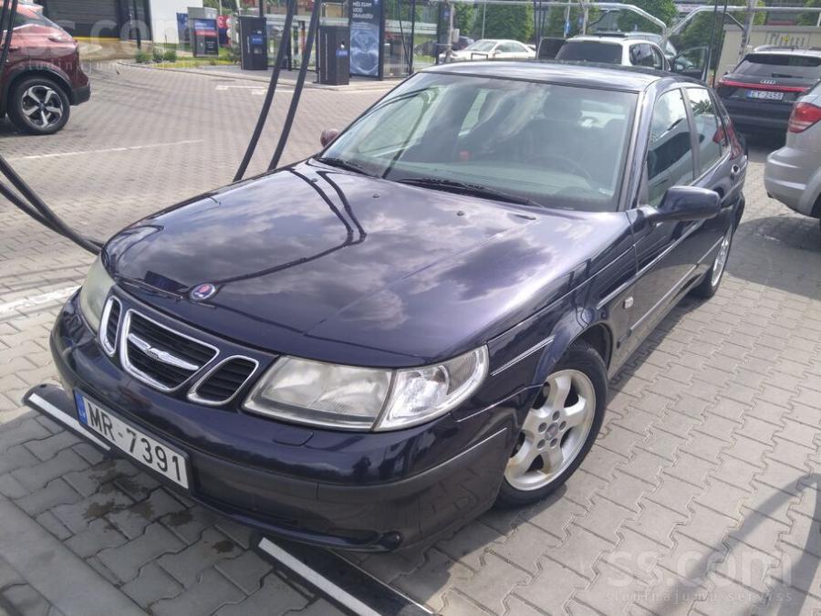 Blue Saab 9-5 2003 in Riga, with an engine capacity of 2.20 L and mileage of 246 thousand km for 1300 €, photo 2 on AUTOMOTO.COM.LV