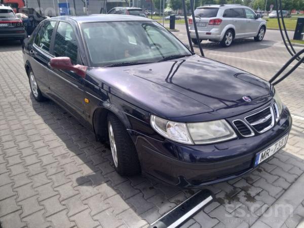 Blue Saab 9-5 2003 in Riga, with an engine capacity of 2.20 L and mileage of 246 thousand km for 1300 €, photo 3 on AUTOMOTO.COM.LV