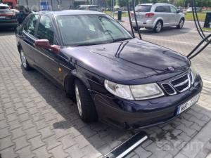 Blue Saab 9-5 2003 in Riga, with an engine capacity of 2.20 L and mileage of 246 thousand km for 1300 €, photo 3 on AUTOMOTO.COM.LV