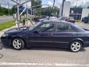 Blue Saab 9-5 2003 in Riga, with an engine capacity of 2.20 L and mileage of 246 thousand km for 1300 €, photo 4 on AUTOMOTO.COM.LV