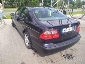 Blue Saab 9-5 2003 in Riga, with an engine capacity of 2.20 L and mileage of 246 thousand km for 1300 €, photo 5 on AUTOMOTO.COM.LV