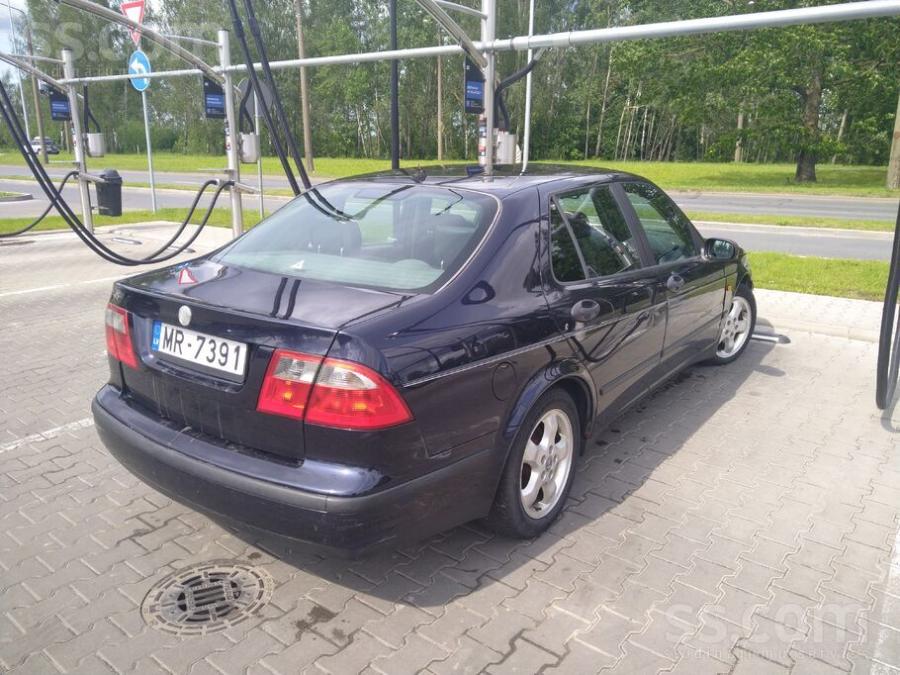 Blue Saab 9-5 2003 in Riga, with an engine capacity of 2.20 L and mileage of 246 thousand km for 1300 €, photo 6 on AUTOMOTO.COM.LV