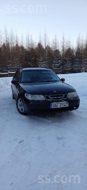Blue Saab 9-5 2002 in Madona, with an engine capacity of 2.00 L and mileage of 388 thousand km for 600 €, photo  on AUTOMOTO.COM.LV