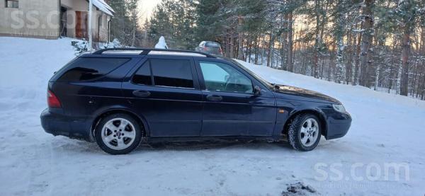Синий Сааб 9-5 2002 в Мадона, объемом двигателя 2.00 л и пробегом 388 тыс. км за 600 €, фото 2 на AUTOMOTO.COM.LV