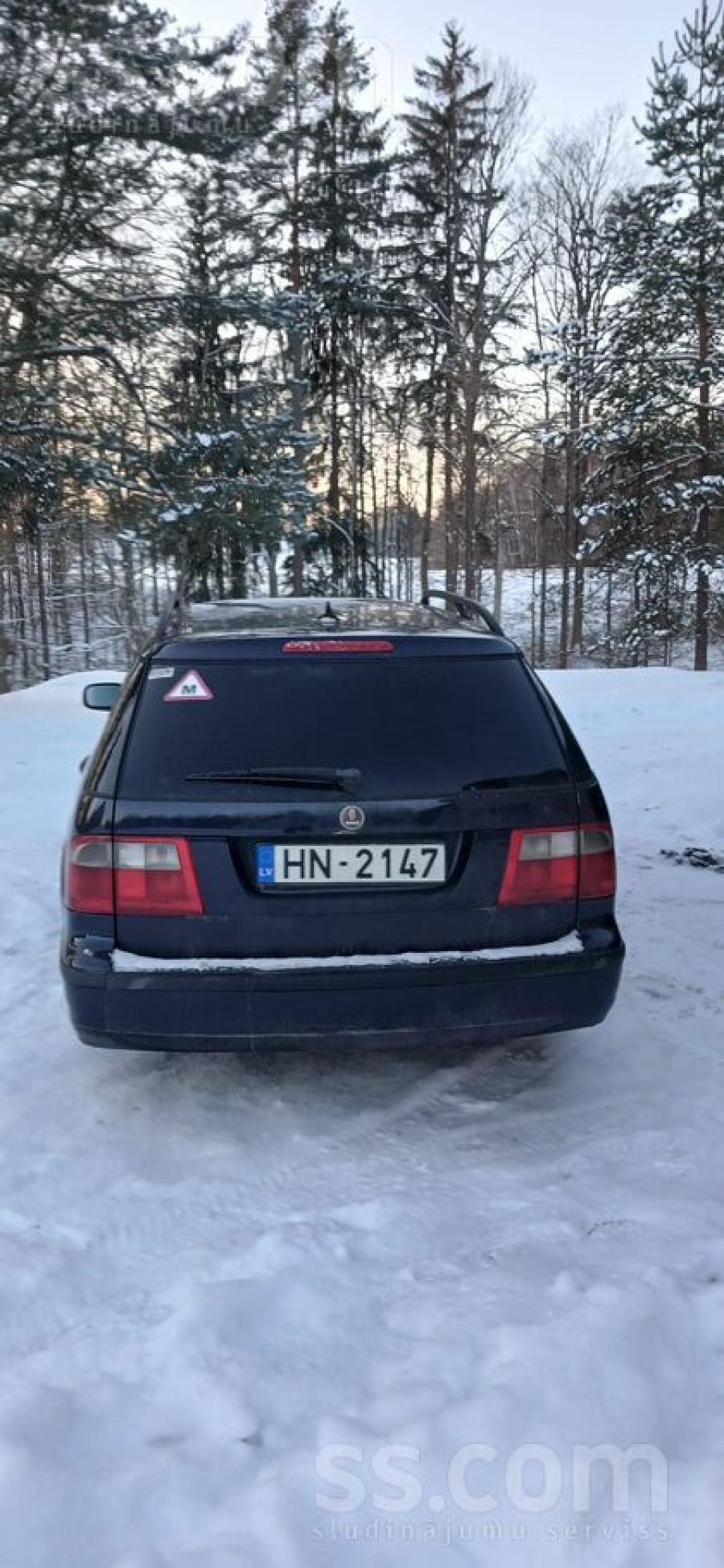 Синий Сааб 9-5 2002 в Мадона, объемом двигателя 2.00 л и пробегом 388 тыс. км за 600 €, фото 4 на AUTOMOTO.COM.LV