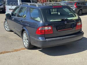 Blue Saab 9-5 2004 in Riga, with an engine capacity of 2.30 L and mileage of 239 thousand km for 2750 €, photo 6 on AUTOMOTO.COM.LV