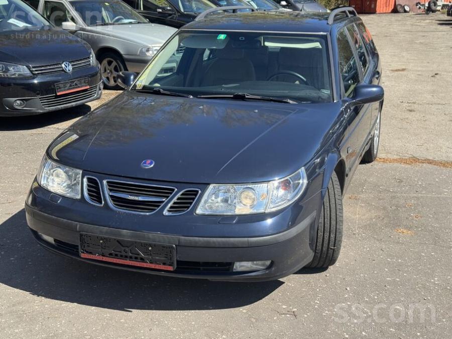 Blue Saab 9-5 2004 in Riga, with an engine capacity of 2.30 L and mileage of 239 thousand km for 2750 €, photo 20 on AUTOMOTO.COM.LV