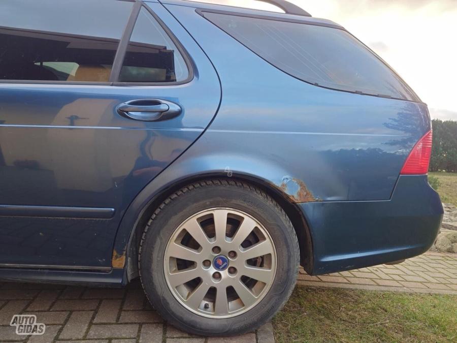 Blue Saab 9-5 2006 in Plunge, with an engine capacity of 2.00 L and mileage of 321 thousand km for 500 €, photo 3 on AUTOMOTO.COM.LV