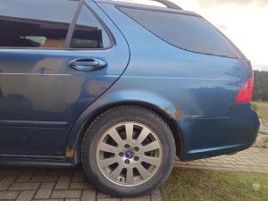 Blue Saab 9-5 2006 in Plunge, with an engine capacity of 1.99 L and mileage of 321 thousand km for 500 €, photo 3 on AUTOMOTO.COM.LV
