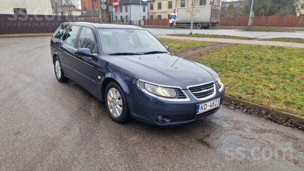 Zils Saab 9-5 2006 Rīga, ar dzinēja tilpumu 1.90 L un nobraukumu 363 tūkst. km par 1150 €, foto 1 vietnē AUTOMOTO.COM.LV