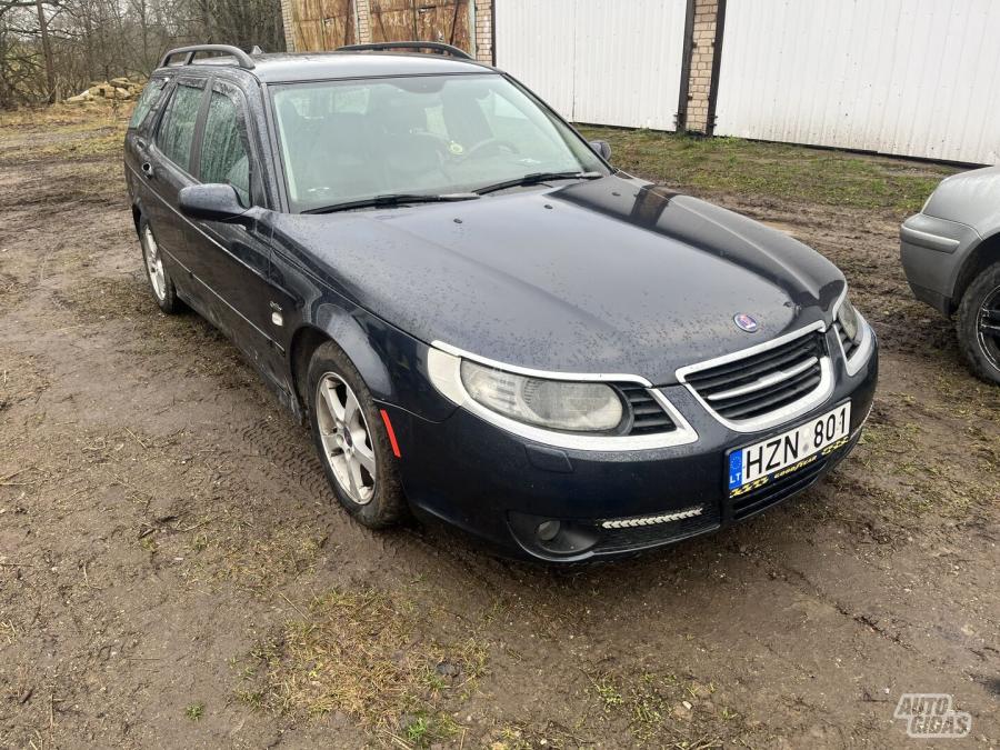 Blue Saab 9-5 2009 in Ignalina, with an engine capacity of 1.90 L and mileage of 500 thousand km for 440 €, photo 1 on AUTOMOTO.COM.LV