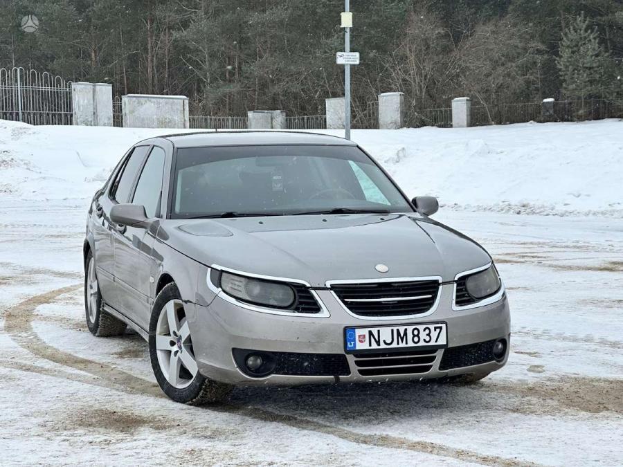 Brown Saab 9-5 2006 in Vilnius, with an engine capacity of 1.91 L and mileage of 300 thousand km for 1200 €, photo 2 on AUTOMOTO.COM.LV