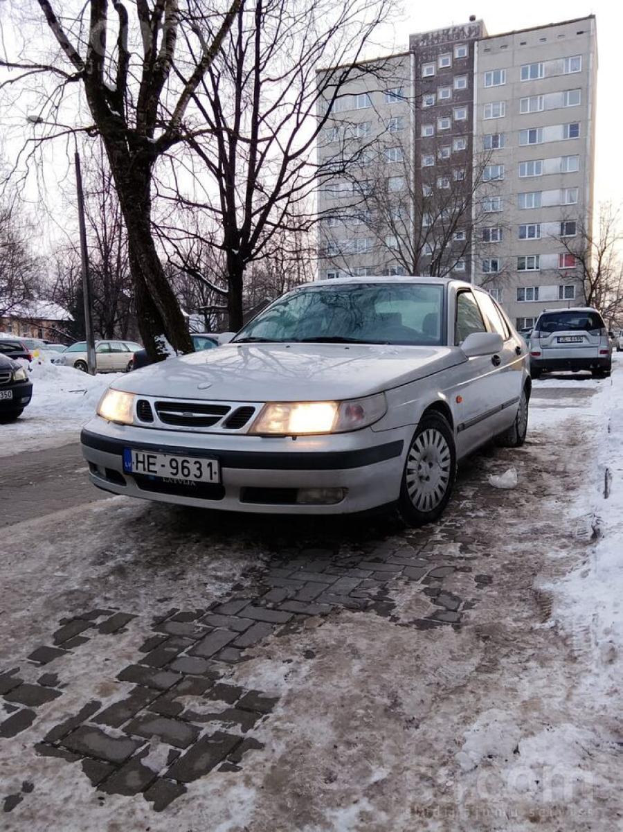 Grey Saab 9-5 2000 in Riga, with an engine capacity of 2.30 L and mileage of 0 thousand km for 1600 €, photo 1 on AUTOMOTO.COM.LV