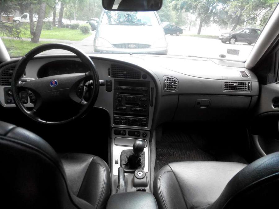 Grey Saab 9-5 2001 in Riga, with an engine capacity of 2.29 L and mileage of 350 thousand km for 900 €, photo 1 on AUTOMOTO.COM.LV