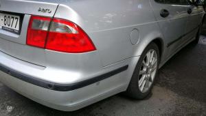 Grey Saab 9-5 2001 in Riga, with an engine capacity of 2.29 L and mileage of 350 thousand km for 900 €, photo 6 on AUTOMOTO.COM.LV