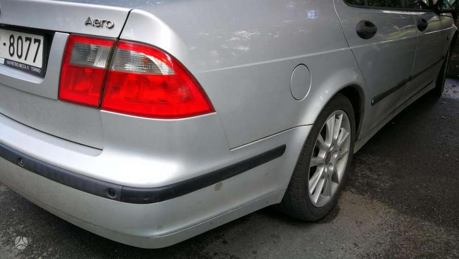 Grey Saab 9-5 2001 in Riga, with an engine capacity of 2.29 L and mileage of 350 thousand km for 900 €, photo 6 on AUTOMOTO.COM.LV