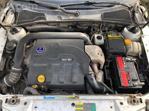 Pelēks Saab 9-5 2003 Preiļi, ar dzinēja tilpumu 3.00 L un nobraukumu 260 tūkst. km par 699 €, foto 8 vietnē AUTOMOTO.COM.LV