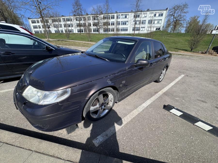 Grey Saab 9-5 2005 in Jonava, with an engine capacity of 2.30 L and mileage of 275 thousand km for 1100 €, photo 6 on AUTOMOTO.COM.LV