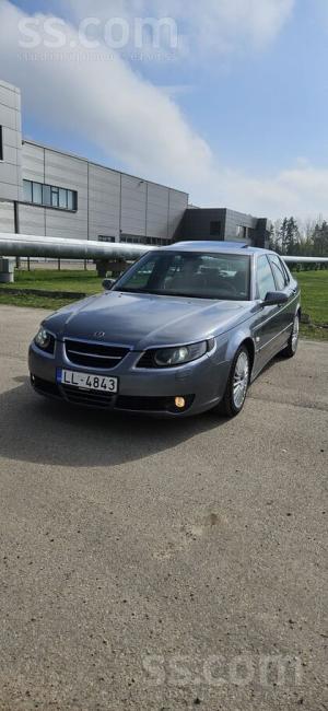 Grey Saab 9-5 2006 in Riga, with an engine capacity of 2.30 L and mileage of 263 thousand km for 2250 €, photo 6 on AUTOMOTO.COM.LV