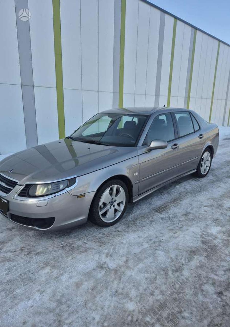 Grey Saab 9-5 2006 in Raseiniai, with an engine capacity of 1.91 L and mileage of 285 thousand km for 1950 €, photo 1 on AUTOMOTO.COM.LV