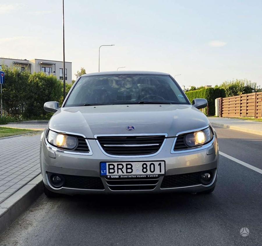 Pelēks Saab 9-5 2006 Kauņa, ar dzinēja tilpumu 2.29 L un nobraukumu 185 tūkst. km par 990 €, foto 6 vietnē AUTOMOTO.COM.LV