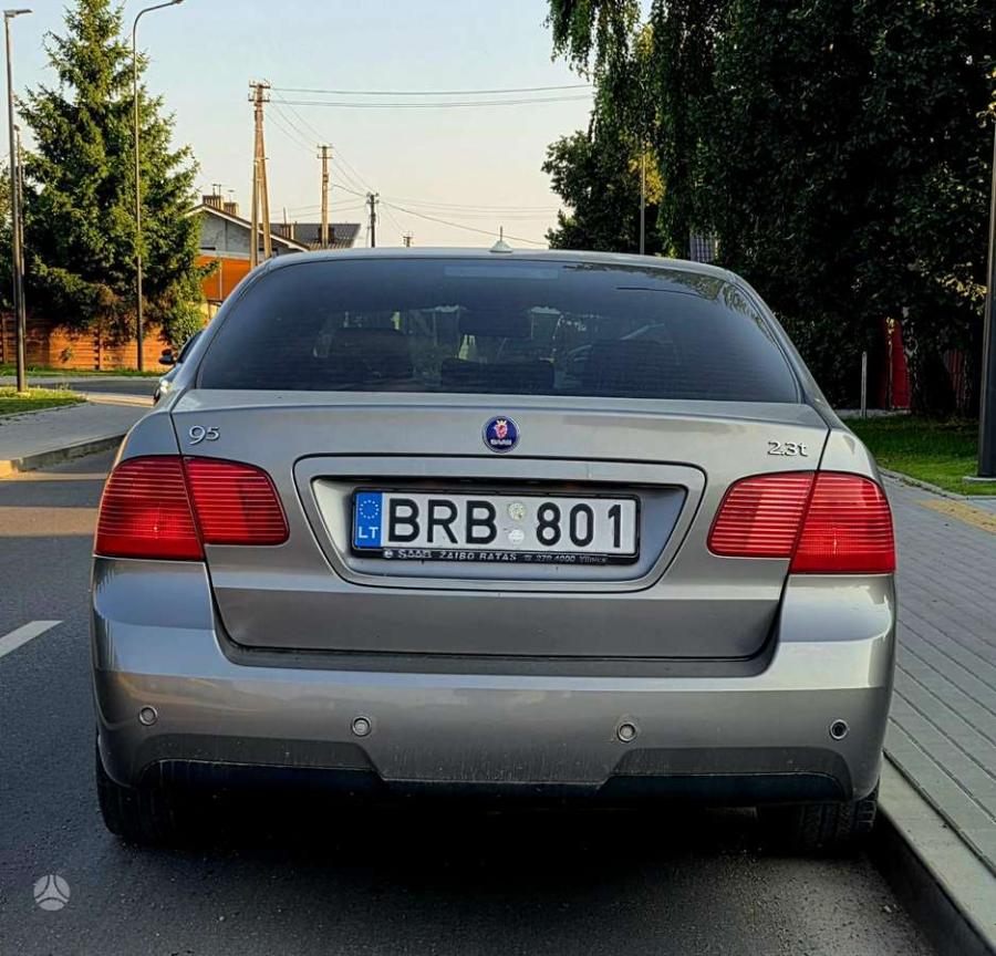 Pelēks Saab 9-5 2006 Kauņa, ar dzinēja tilpumu 2.29 L un nobraukumu 185 tūkst. km par 990 €, foto 7 vietnē AUTOMOTO.COM.LV