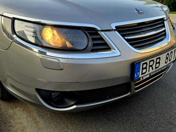 Pelēks Saab 9-5 2006 Kauņa, ar dzinēja tilpumu 2.29 L un nobraukumu 185 tūkst. km par 990 €, foto 9 vietnē AUTOMOTO.COM.LV