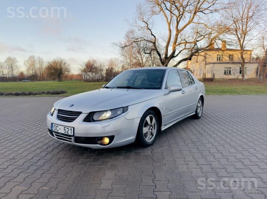 Grey Saab 9-5 2007 in Riga, with an engine capacity of 2.30 L and mileage of 316 thousand km for 1600 €, photo 3 on AUTOMOTO.COM.LV
