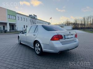 Grey Saab 9-5 2007 in Riga, with an engine capacity of 2.30 L and mileage of 316 thousand km for 1600 €, photo 4 on AUTOMOTO.COM.LV