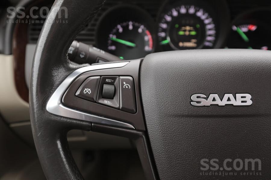 Grey Saab 9-5 2011 in Riga, with an engine capacity of 2.00 L and mileage of 0 thousand km for 9990 €, photo 13 on AUTOMOTO.COM.LV