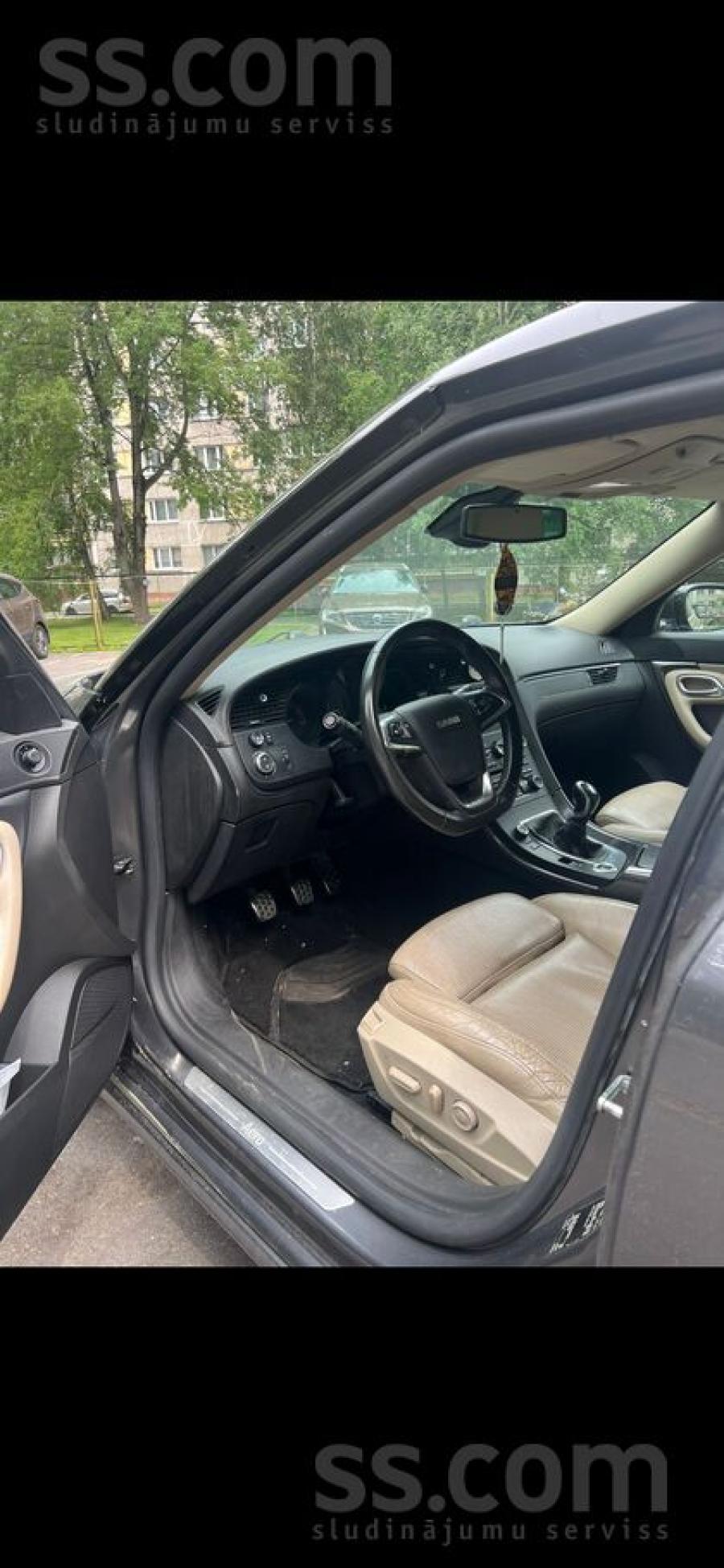 Grey Saab 9-5 2011 in Riga, with an engine capacity of 2.00 L and mileage of 228 thousand km for 6500 €, photo 6 on AUTOMOTO.COM.LV