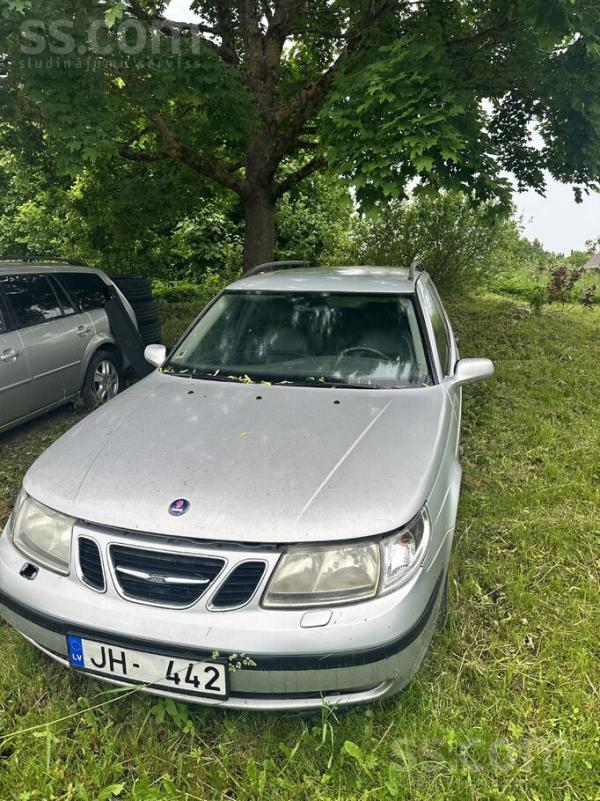 Pelēks Saab 9-5 2004 Balvi, ar dzinēja tilpumu 2.20 L un nobraukumu 288 tūkst. km par 300 €, foto 4 vietnē AUTOMOTO.COM.LV