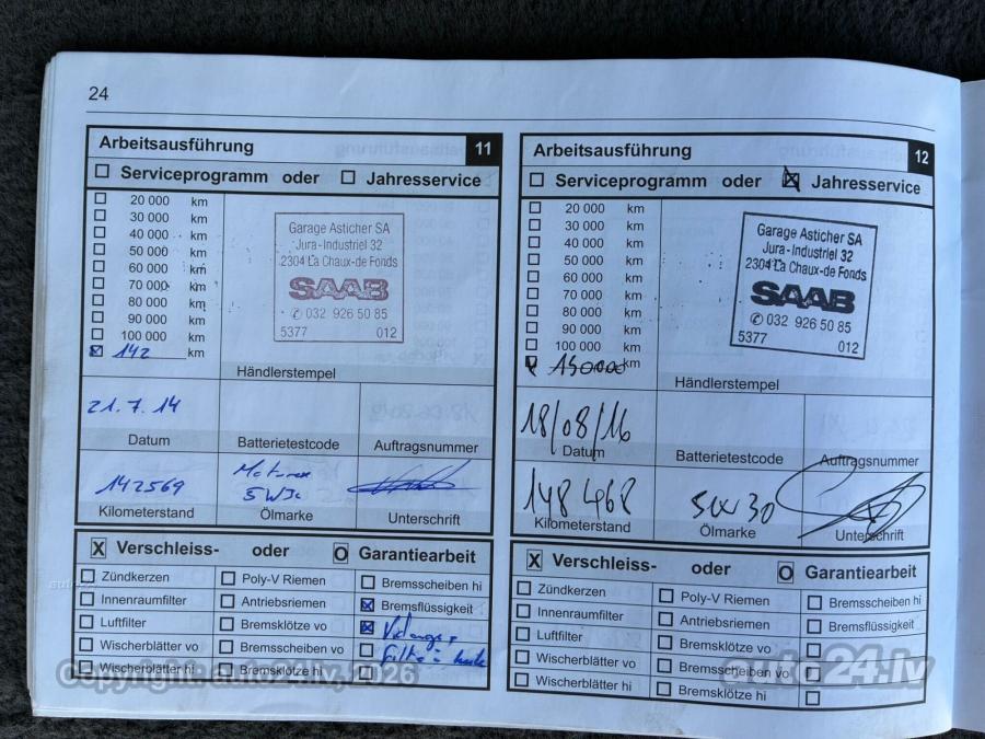 Серый Сааб 9-5 2004 в Тарту, объемом двигателя 2.30 л и пробегом 255 тыс. км за 5450 €, фото 29 на AUTOMOTO.COM.LV