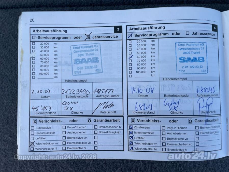 Серый Сааб 9-5 2005 в Тарту, объемом двигателя 2.00 л и пробегом 236 тыс. км за 5850 €, фото 24 на AUTOMOTO.COM.LV