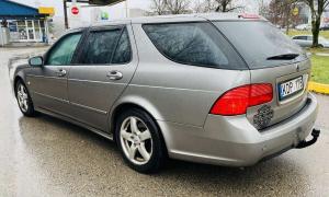 Pelēks Saab 9-5 2006 Viļņa, ar dzinēja tilpumu 1.90 L un nobraukumu 500 tūkst. km par 1350 €, foto 3 vietnē AUTOMOTO.COM.LV