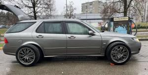 Pelēks Saab 9-5 2006 Viļņa, ar dzinēja tilpumu 1.90 L un nobraukumu 500 tūkst. km par 1350 €, foto 14 vietnē AUTOMOTO.COM.LV