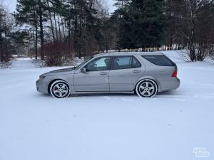Grey Saab 9-5 2006 in Vilnius, with an engine capacity of 1.90 L and mileage of 511 thousand km for 1350 €, photo 3 on AUTOMOTO.COM.LV