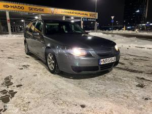 Grey Saab 9-5 2006 in Vilnius, with an engine capacity of 1.90 L and mileage of 421 thousand km for 1000 €, photo 6 on AUTOMOTO.COM.LV